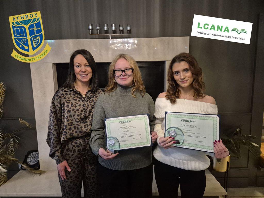 National Recognition for our LCA students and teachers – Athboy ...